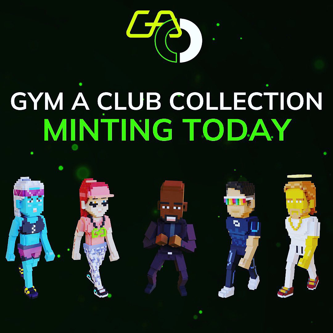 Gym A Club Collection - Sandbox Avatar NFT | Gym Aesthetics x OliveX x ...